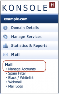 How to create a new email address via konsoleH - xneelo Help Centre