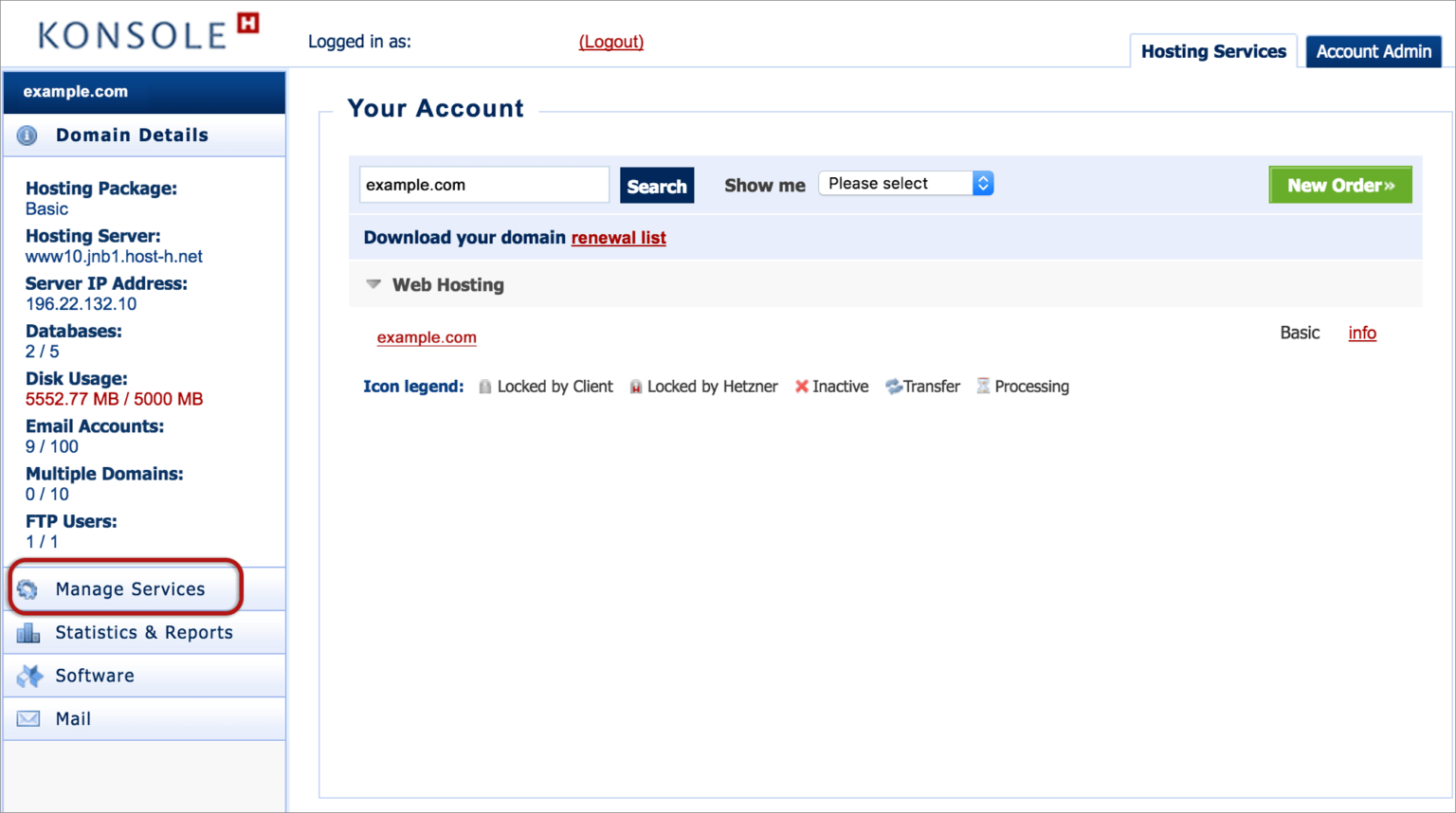 How to access the File Manager via konsoleH - xneelo Help Centre