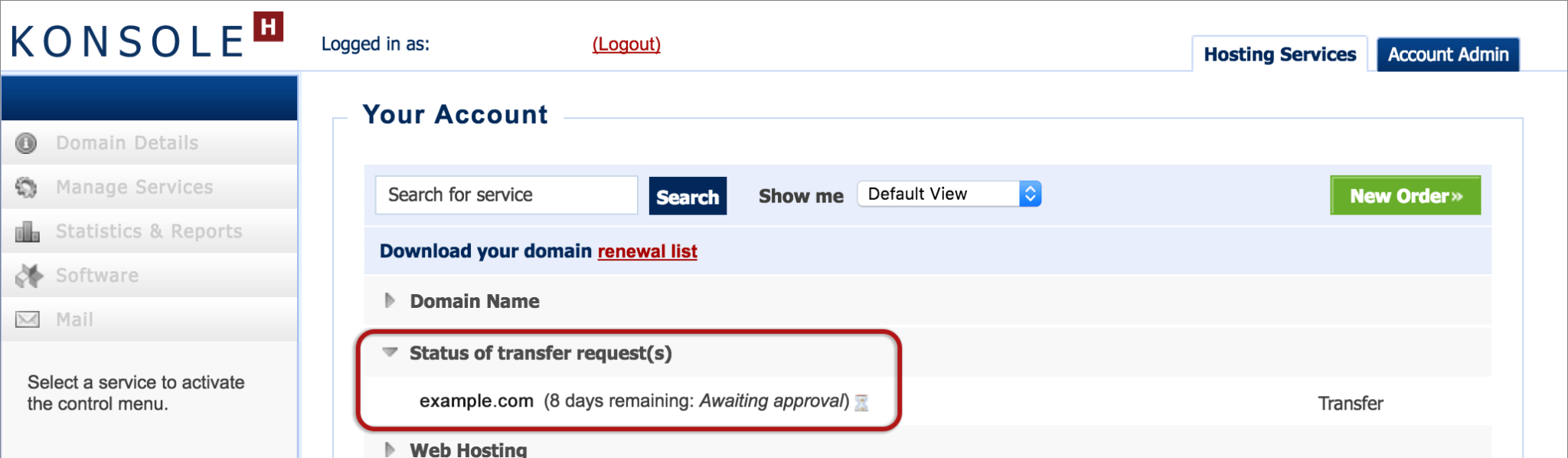 How to order an Internal Transfer on your Managed Server - xneelo Help ...