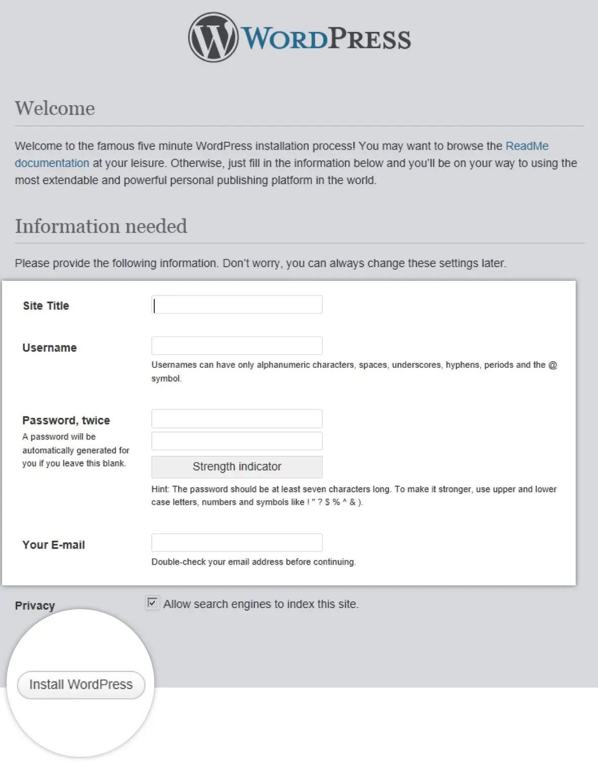 How to use the quick WordPress AppInstaller via konsoleH - xneelo Help ...
