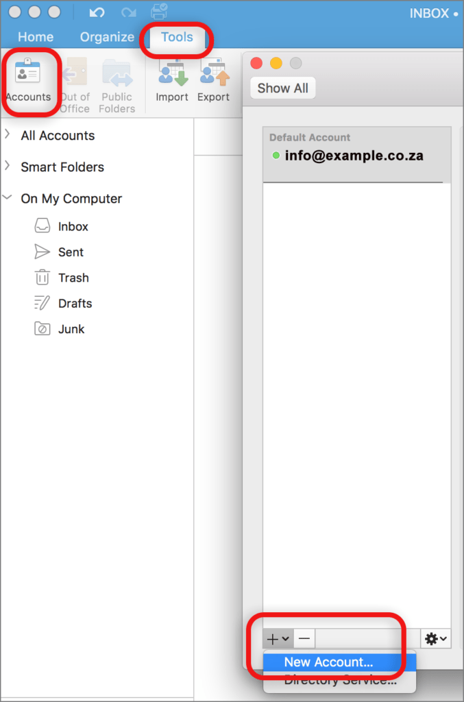 How to set up email in Outlook 2016 for Mac - xneelo Help Centre How to set up email in Outlook 2016 for Mac - xneelo Help Centre