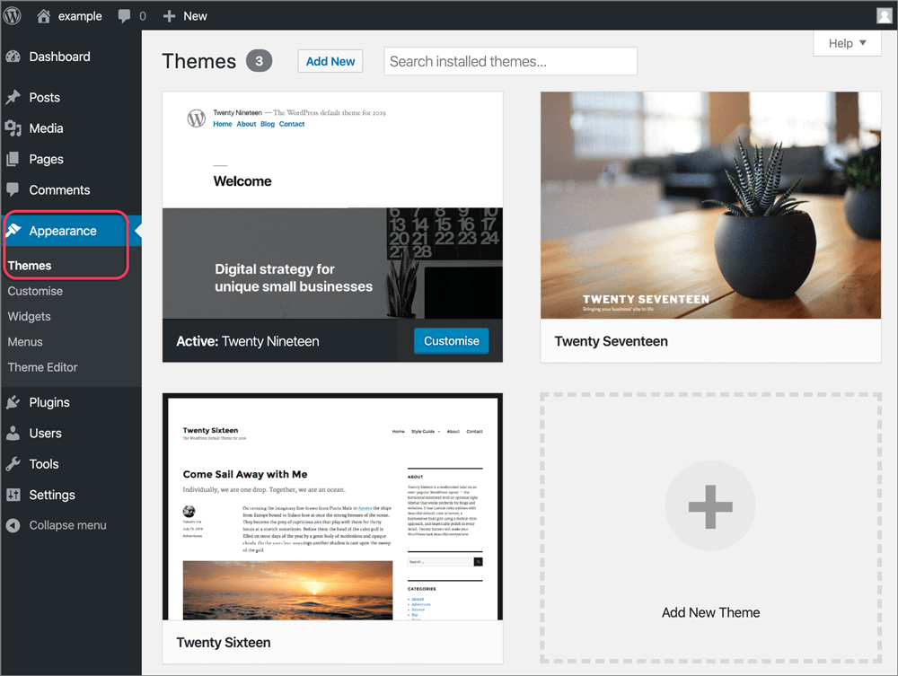 How To Change Themes In WordPress Wave Riders Web Hosting