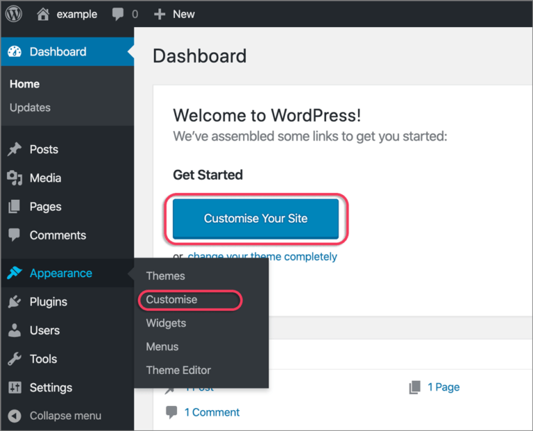 The WordPress control panel: WP-admin - xneelo Help Centre