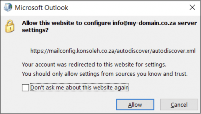 Universal Outlook Setup for Windows - xneelo Help Centre