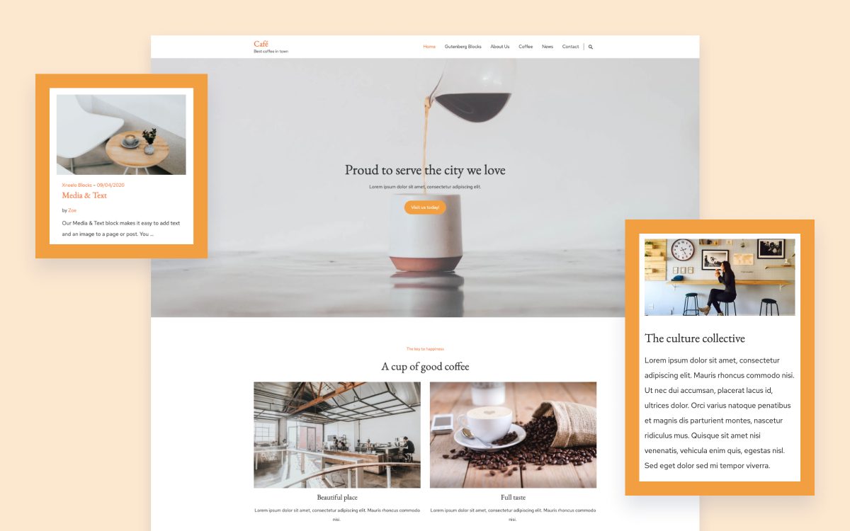 Using the Café Starter Site for your restaurant business - xneelo Insights