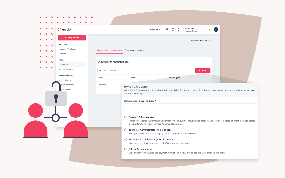 Control who has access to your account with Collaborators - xneelo Insights